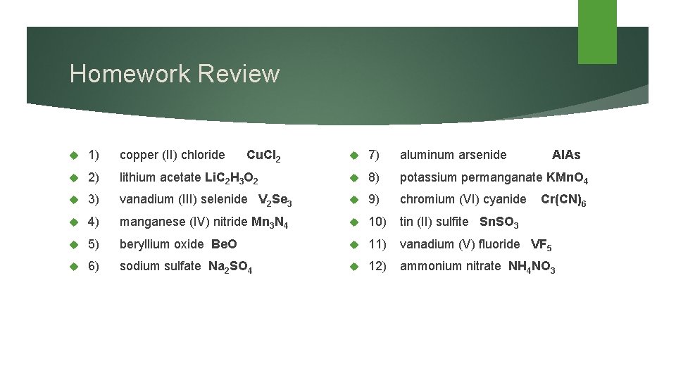Chemistry Feb 27 2020 Do Now Data recovery