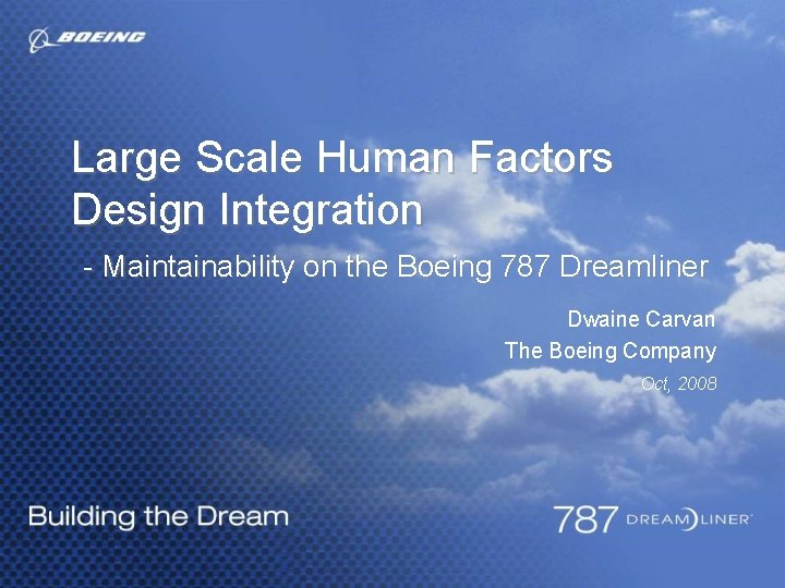 Large Scale Human Factors Design Integration Maintainability on