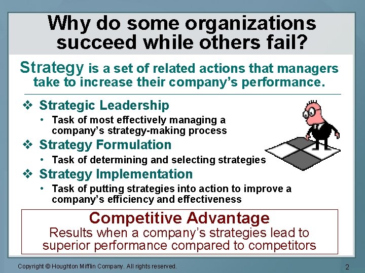 Chapter One Strategic Leadership Managing the Strategy Making