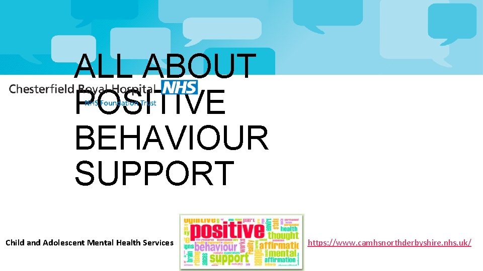 ALL ABOUT POSITIVE BEHAVIOUR SUPPORT Child and Adolescent