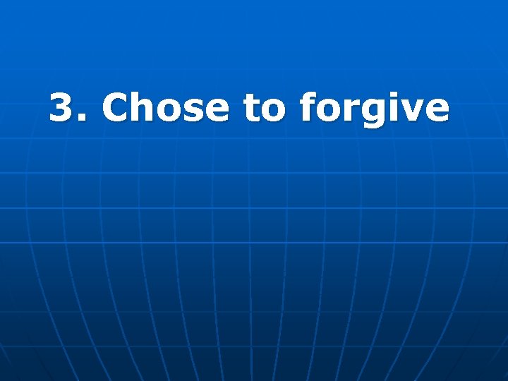 THE FIVE FACES OF FORGIVENESS Part 2 There