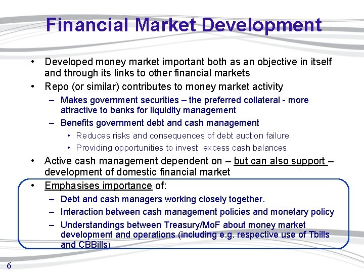 Cash and Debt Management Interaction and Coordination PEMPAL