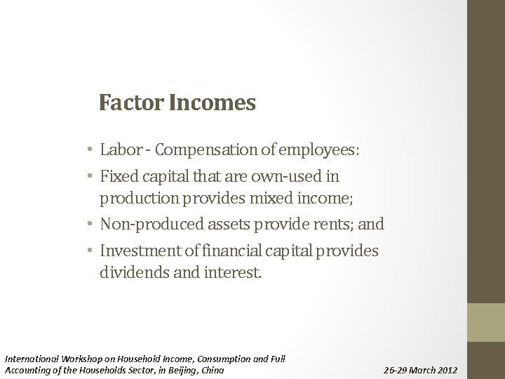 State of Qatar Statistics Authority GDP by Income