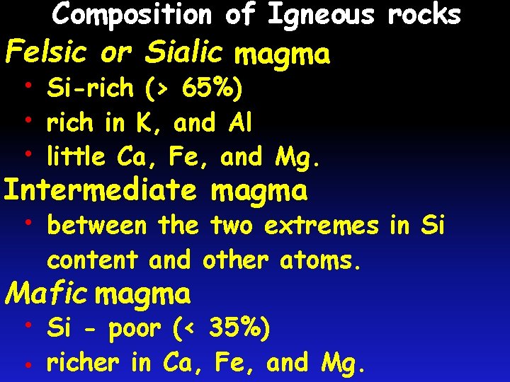 The Rock Cycle Igneous Rocks Volcanoes Earth and