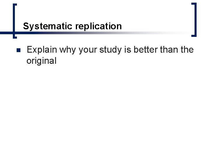 Chapter 13 Putting it all together Writing research
