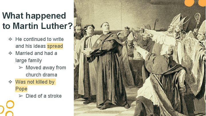 The Reformation 7 th Grade History THE GREAT