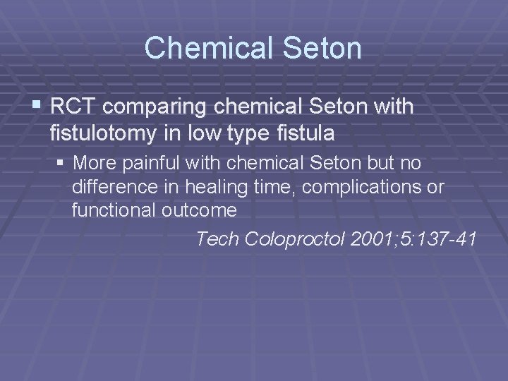 Treatment for Anal fistula Dr Wong Siu Wang