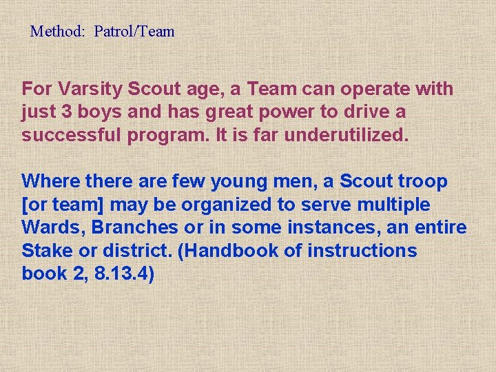 The Aims Methods of Scouting The Aims of