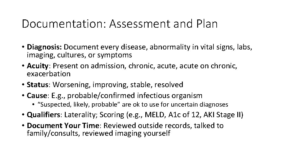 Documentation and Presentations Ashley Trane MD UNM Primary