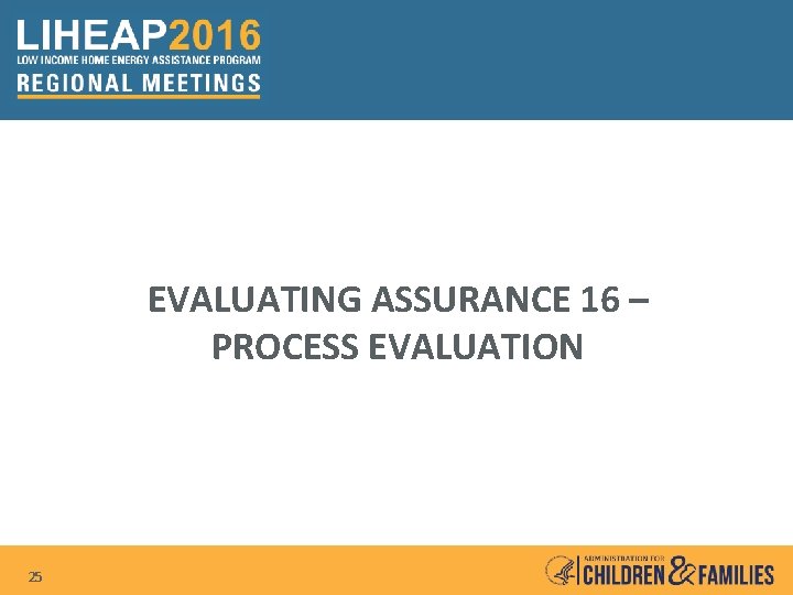 Evaluation of Assurance 16 Programs Kate Thomas and