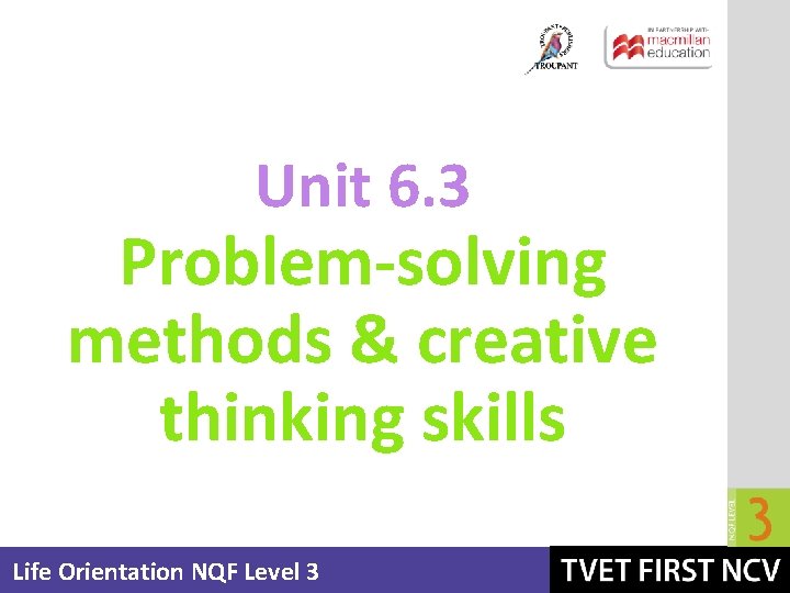 Life Orientation Life Skills NQF 3 Life Orientation