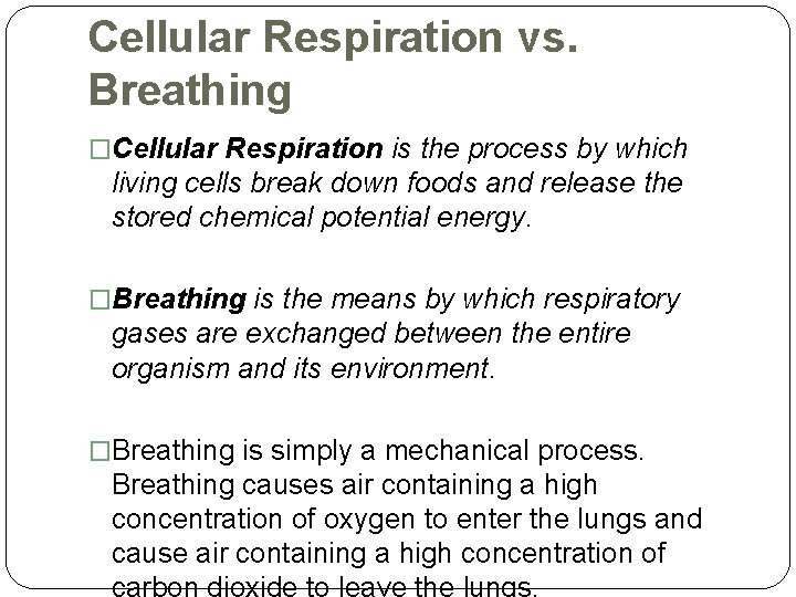 Biology I BIO 103 Hb R Human Respiratory