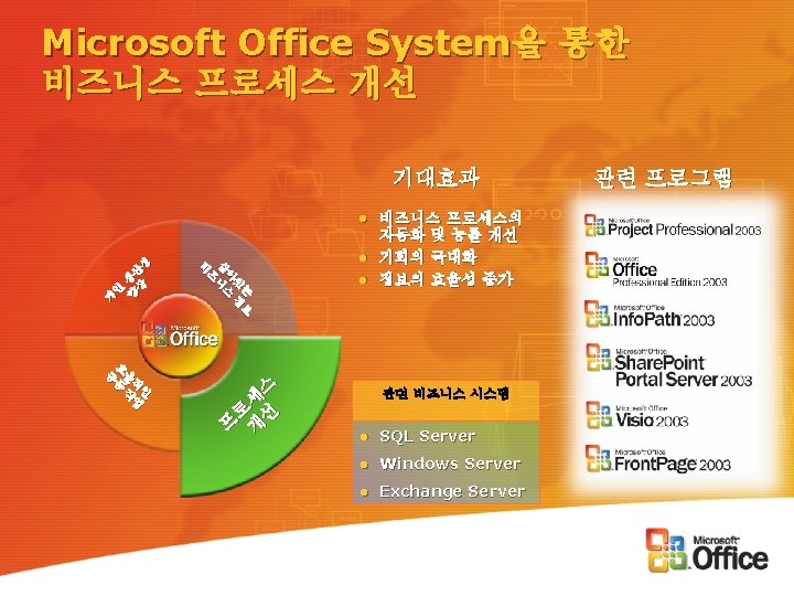 Microsoft Office System Overview Office PM Microsoft Information