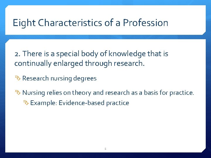 Professionalism and Education Conceptual and Philosophical Basis of