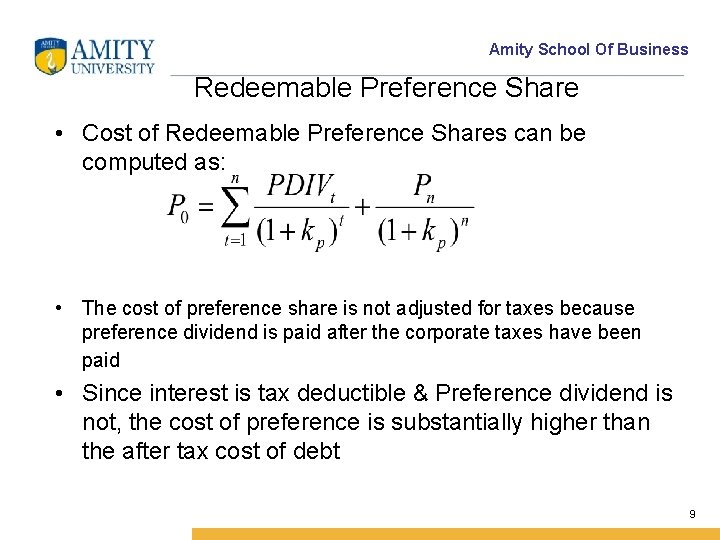 Amity School Of Business BBA Semister four Financial