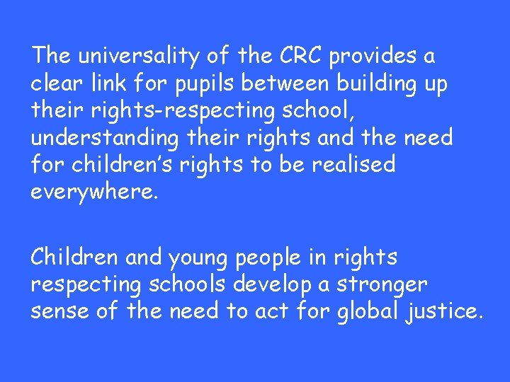 Our Journey to becoming a Rights Respecting School