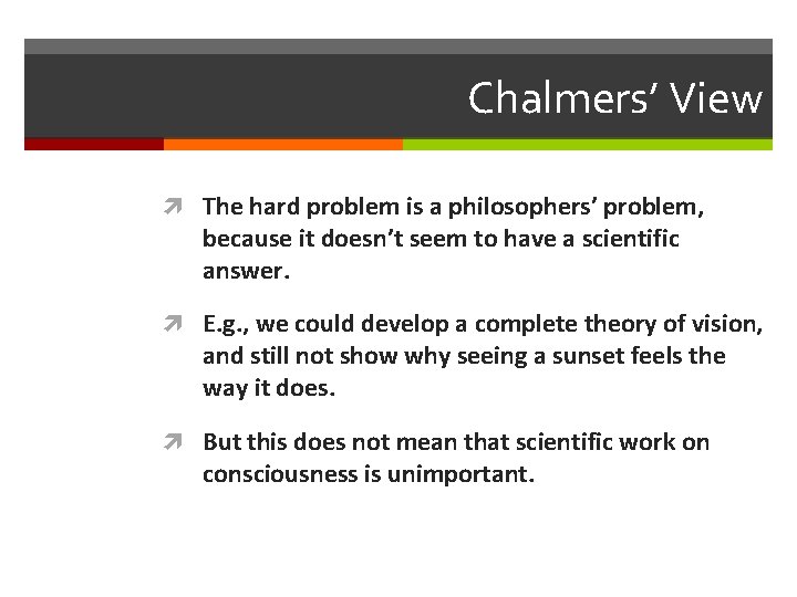 Rethinking Physicalism Susan Schneider The University of Connecticut