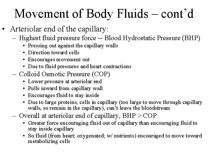 FLUIDS AND ELECTROLYTES Body Fluid Composition Water largest