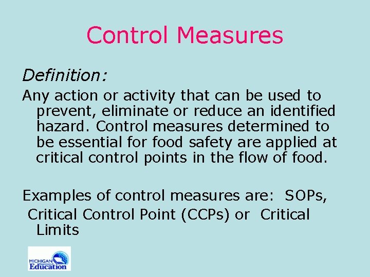Blueprint for Developing a School Food Safety Program