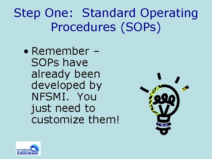 Blueprint for Developing a School Food Safety Program