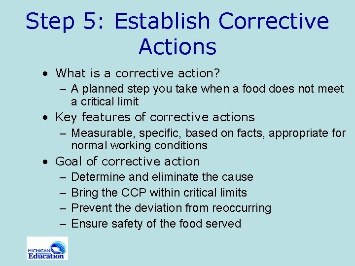 Blueprint for Developing a School Food Safety Program