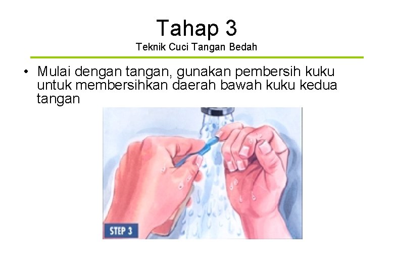 CUCI TANGAN OPERASI PENGERTIAN Membersihkan tangan dengan menggunakan