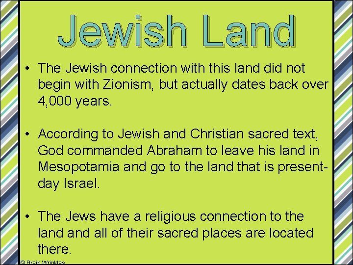 The Creation of ISRAEL Presentation Graphic Organizers Activities