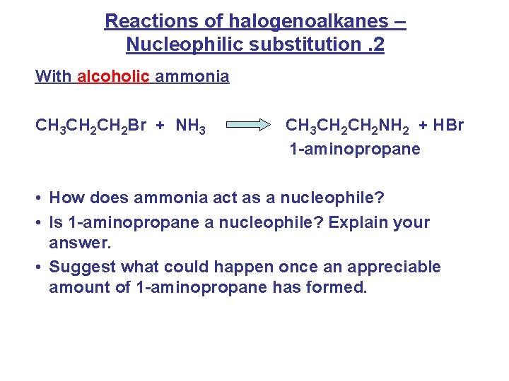 2 10 2 Reactions of the Halogenoalkanes b