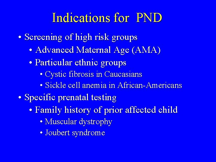 Prenatal diagnosis for Joubert syndrome Challenges and Possibilities