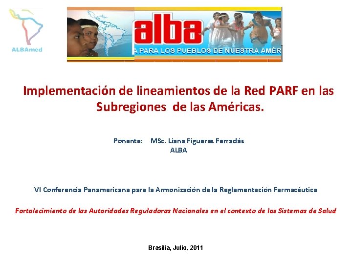 Implementacin de lineamientos de la Red PARF en