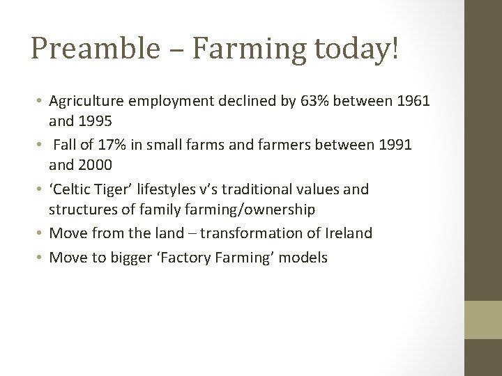 Irish Landscape Farming Environmental Consciousness Pat Brereton Associate