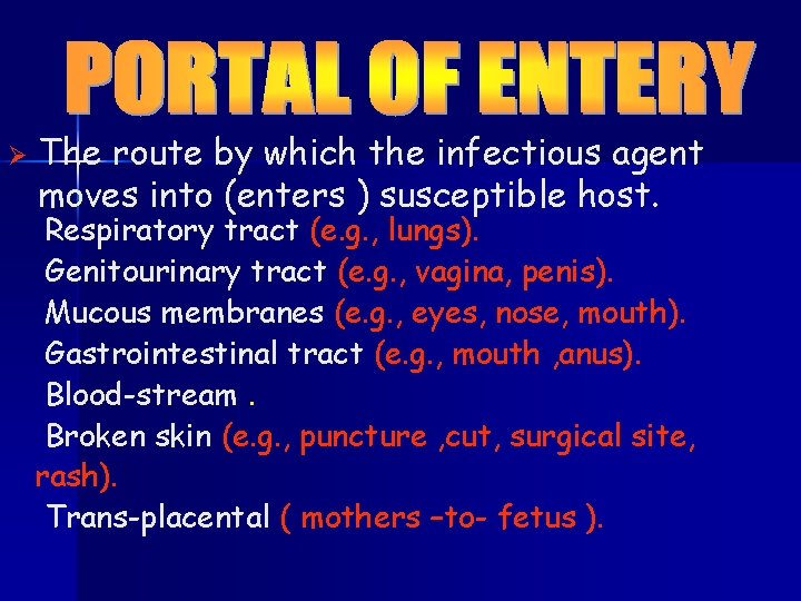 COMMON TERMINOLOGIES IN INFECTION CONTROL CONTAMINATION Bacteria present