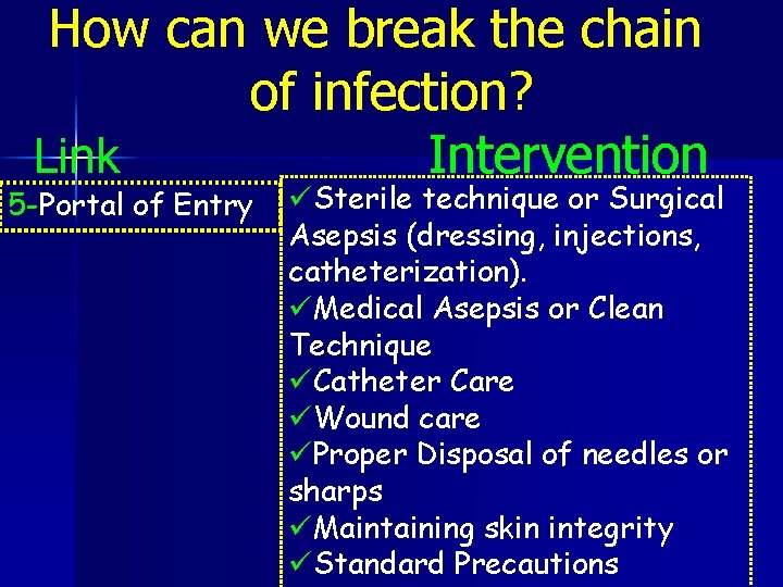 COMMON TERMINOLOGIES IN INFECTION CONTROL CONTAMINATION Bacteria present