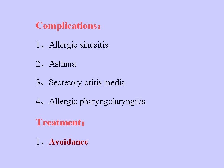 Nasal mucosal hyperreactive rhinopathy Allergic Rhinitis AR PerennialPAR