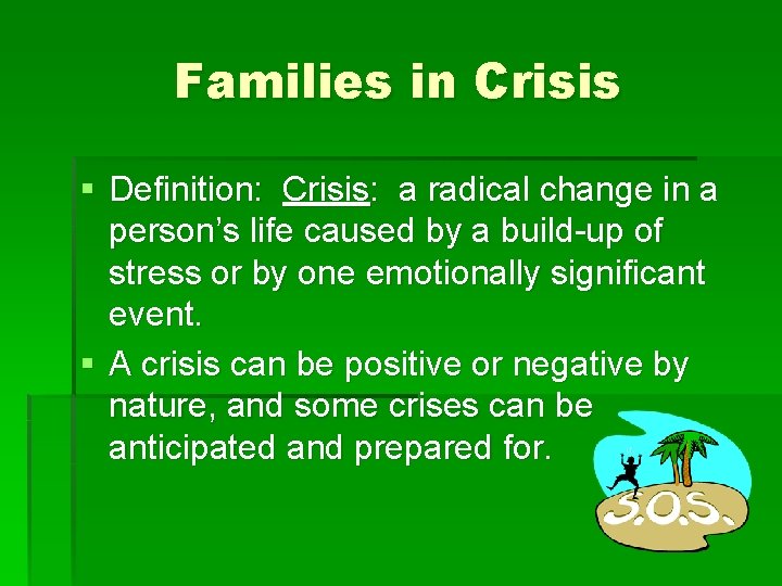 Families in Crisis Bell Ringer Can a family
