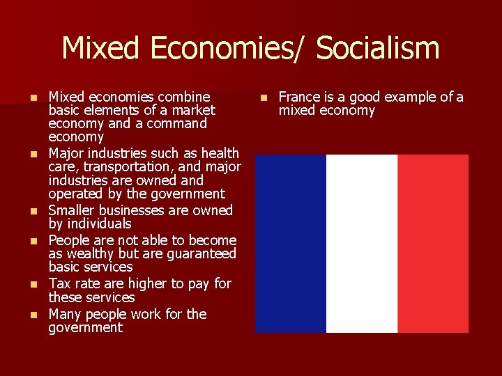 Economic Systems Economics Pt 2 Lesson 5 Market