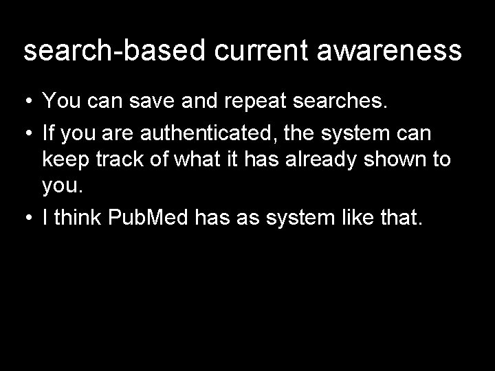 Current awareness for digital libraries From NEP to