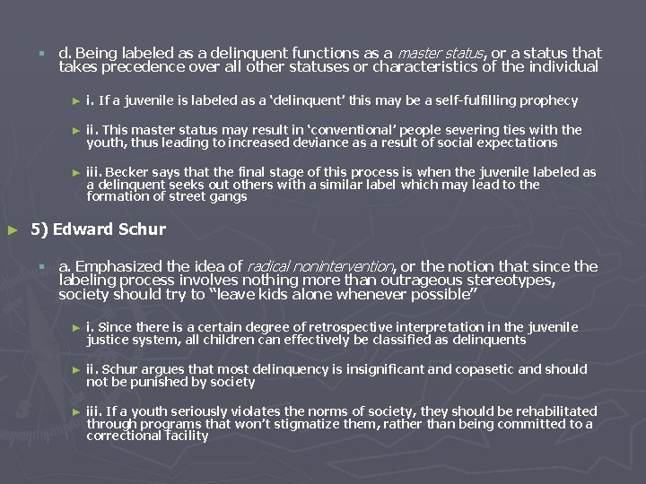 CHAPTER 8 Labeling Conflict and Radical Theories WANT