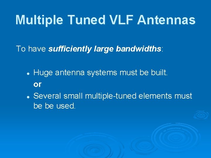 VLF LF MF and HF ANTENNAS CLASSIFICATION ACCORDING