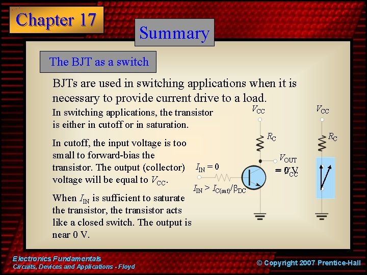 Chapter 17 Electronics Fundamentals Circuits Devices and Applications