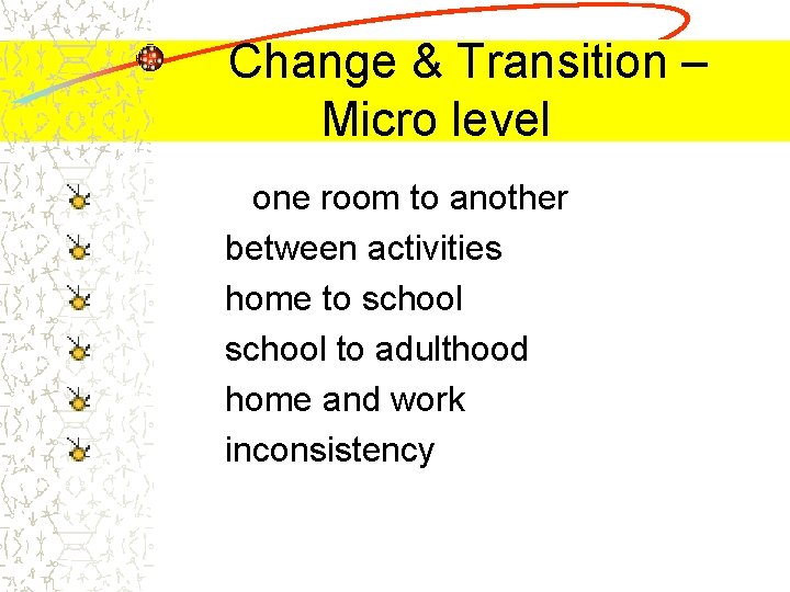 Autism and change Overcoming the barriers for people