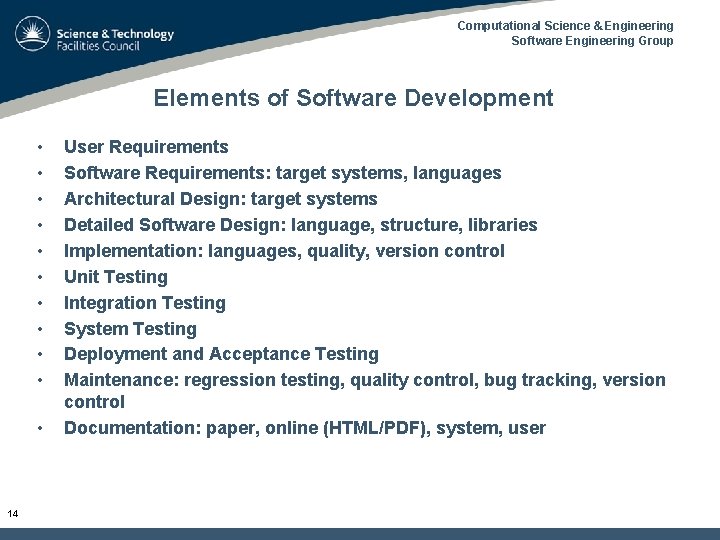 Computational Science Engineering Software Engineering Group Software ...