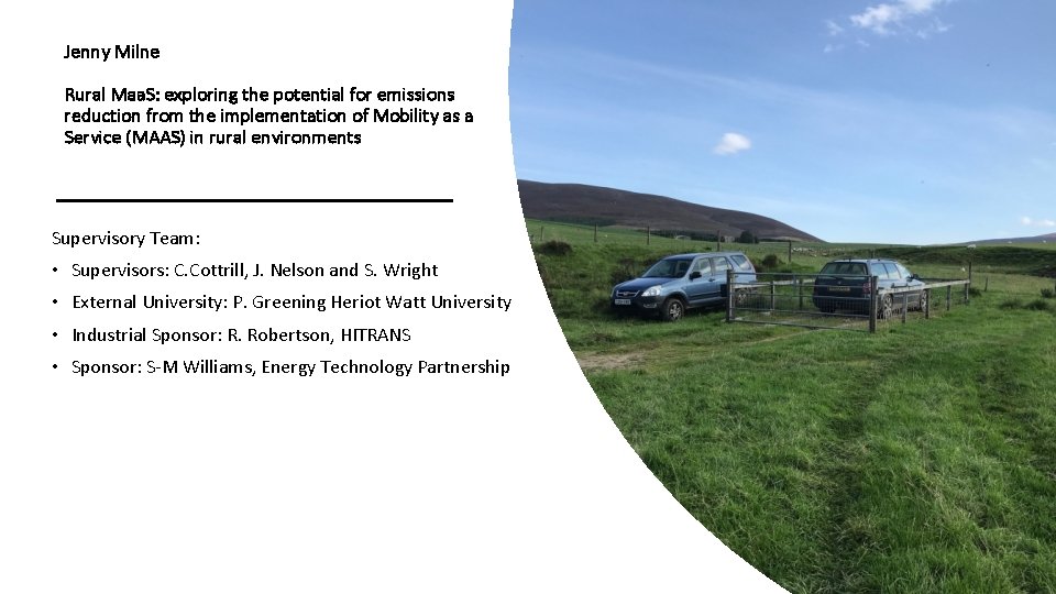 Jenny Milne Rural Maa S exploring the potential