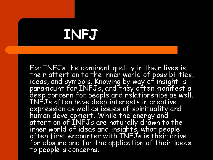 TYPE PREFERENCES Carl Jung l Choleric l Sanguine