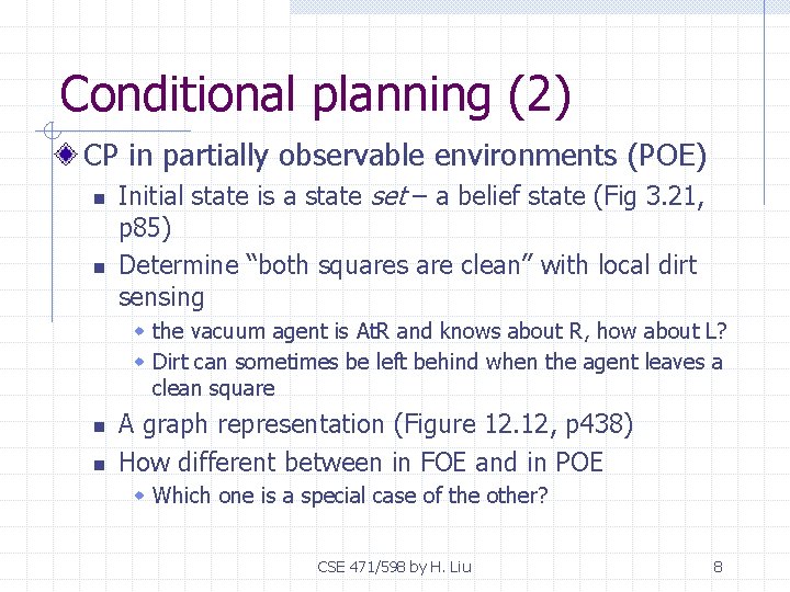 Planning Acting Chapter 12 Scheduling 12 1 Planning