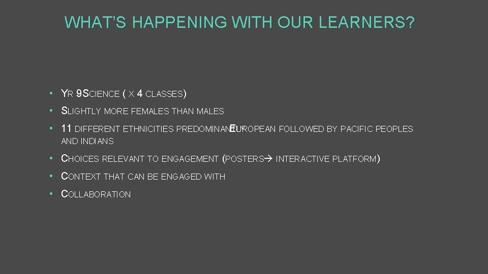 Learner Agency Using Sustainable Development Goals to develop