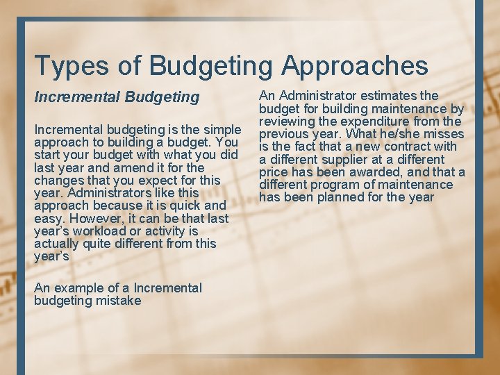 ON TARGET Preparing Departmental Clinical Budgets CLINICAL BUDGET