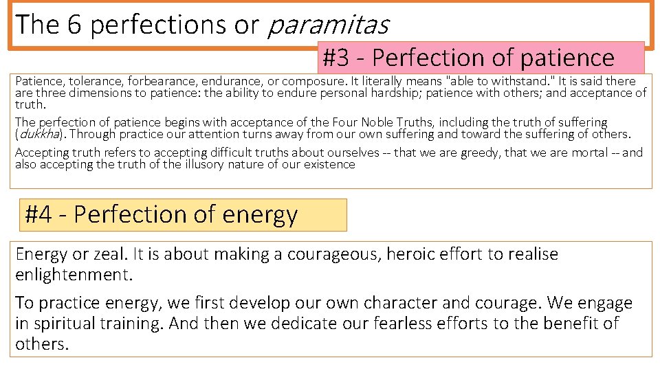 Becoming a Bodhisattva introductions to the 6 perfections