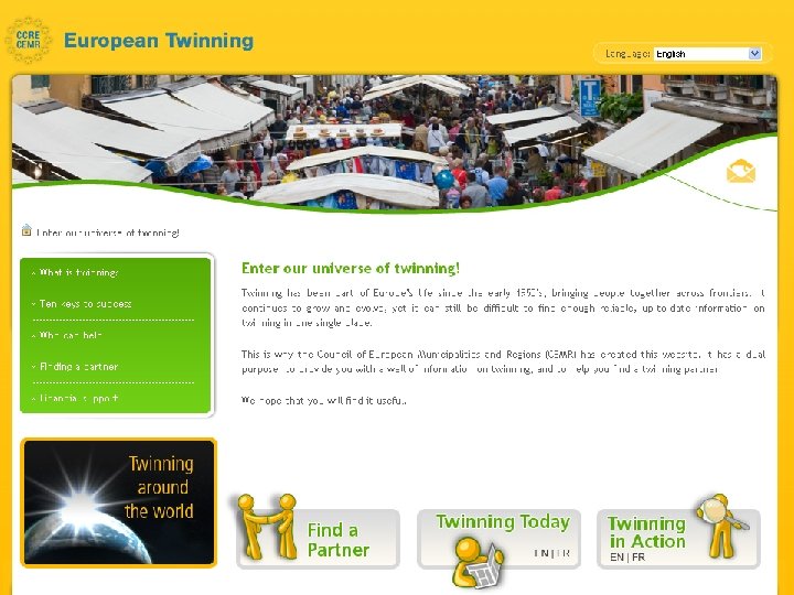 THE EUROPEAN TOWN TWINNING MOVEMENT Role and activities