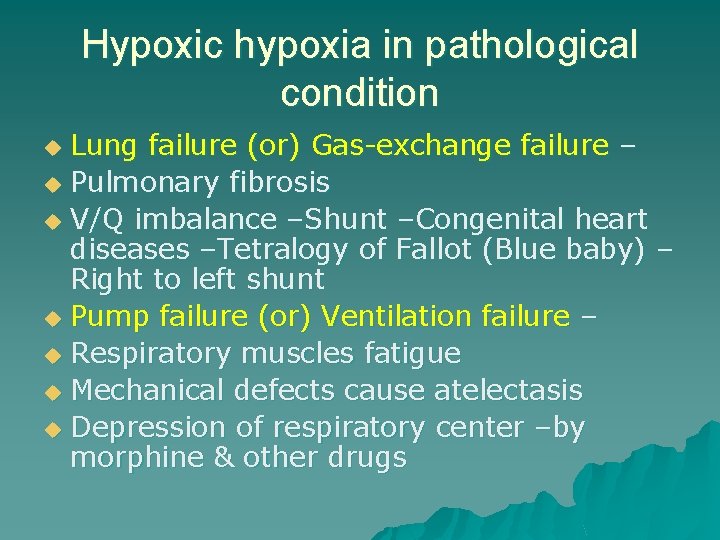 Respiratory adjustments in special conditions By Dr MB
